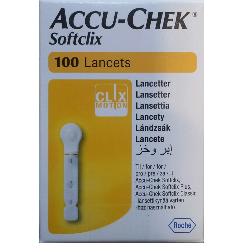 Accu-Chek Softclix Βελόνες , 100 lancets | PharmacyThess | Το Online ...